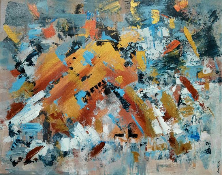 Axon 8110 Painting by Ellen Meriny | Saatchi Art
