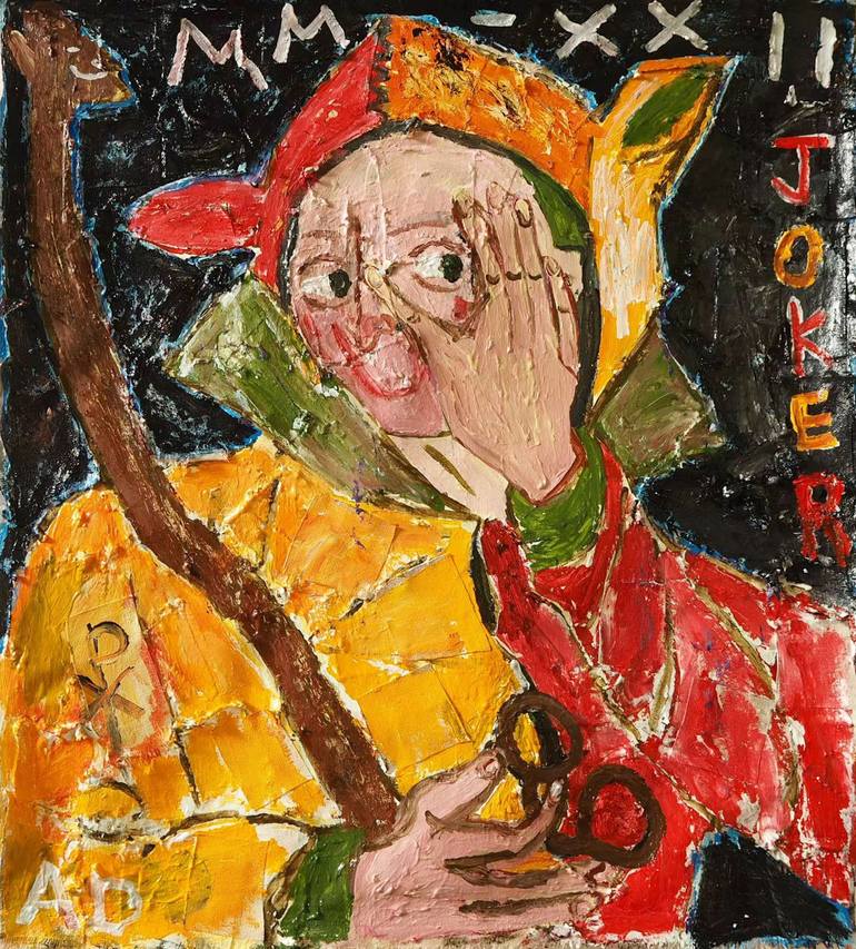 Jokerman Painting by James Lang | Saatchi Art