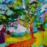 Kaleidscope tree 1 Painting by Martin Scrase | Saatchi Art