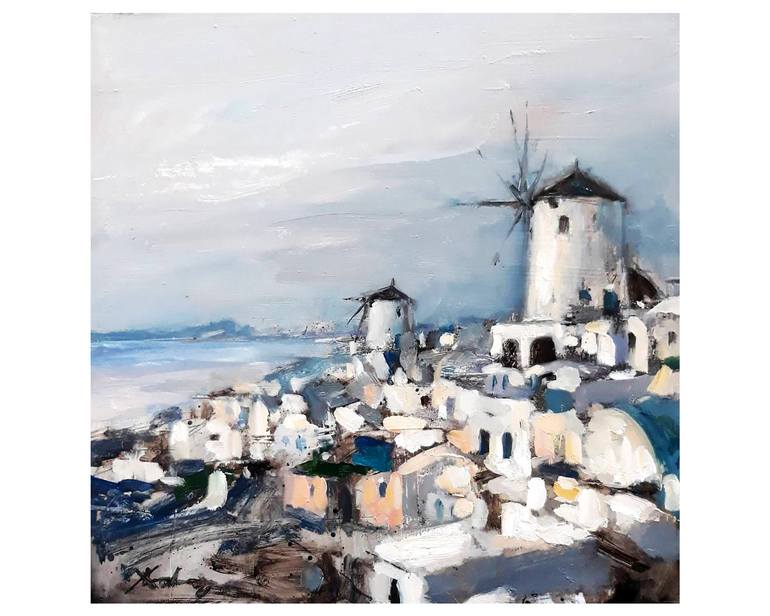 GREEK LANDSCAPE Painting by ArtimaginationShop Gallery | Saatchi Art