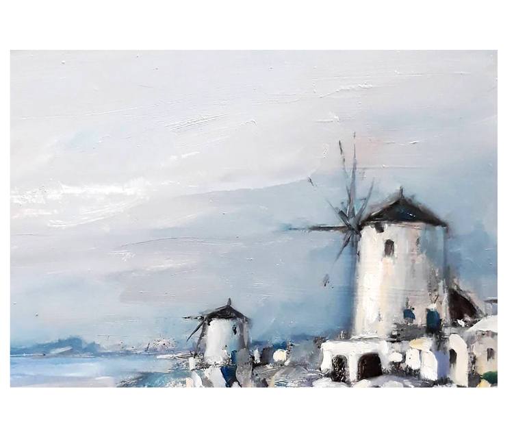 GREEK LANDSCAPE Painting by ArtimaginationShop Gallery | Saatchi Art