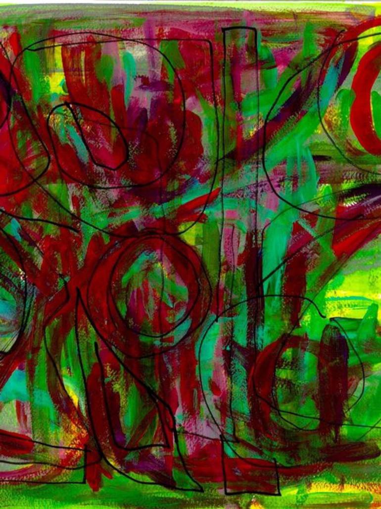 Bloody Traffic Painting by carol siskind | Saatchi Art