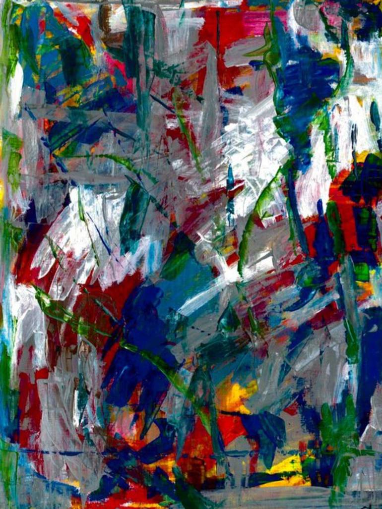 Glowing Ember Painting by carol siskind | Saatchi Art