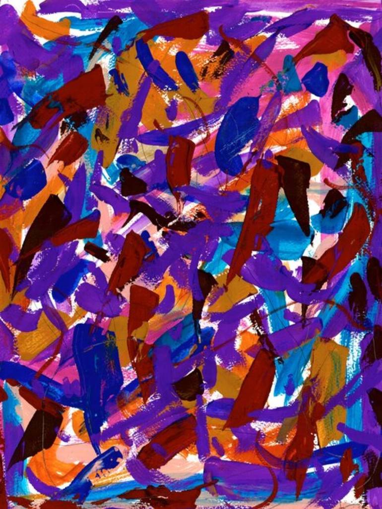 Strip Club Glitter Painting by carol siskind | Saatchi Art