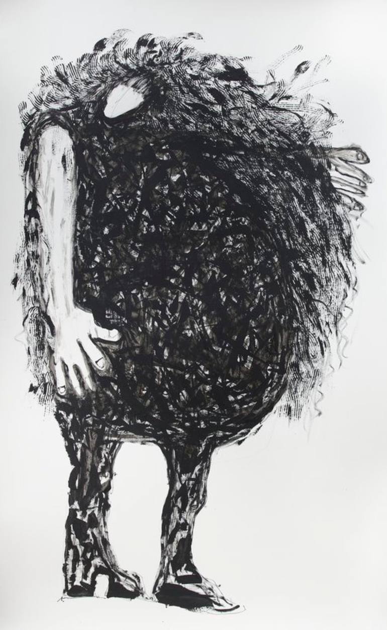 Creature #4 Painting by carol siskind | Saatchi Art