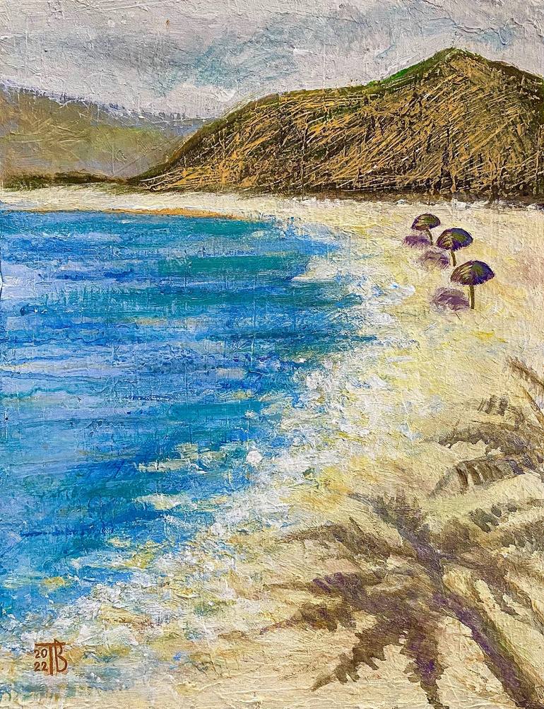 Blue lagoon. Painting by Tatiana Art Now | Saatchi Art