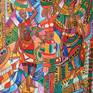 BUSY MAIDENS Painting by Mohammed Swaibu Sesay | Saatchi Art