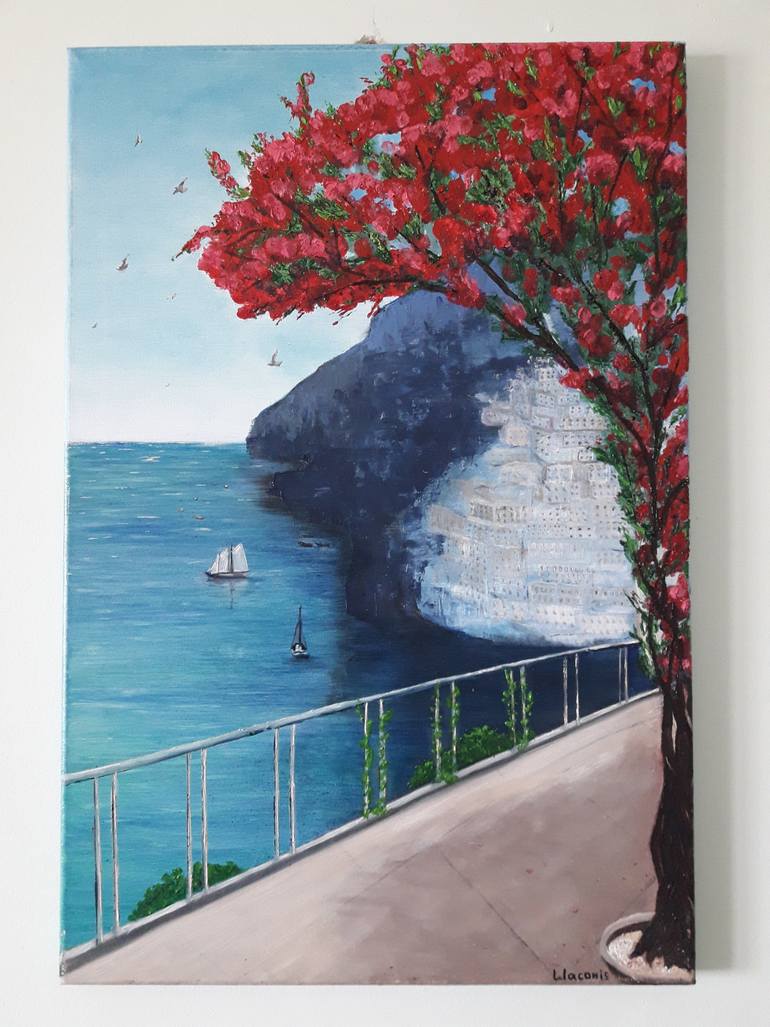 bay of hope Painting by Liliia Iaconis | Saatchi Art