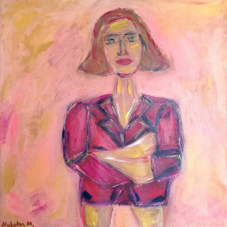 Multi-faceted woman ( expressive female figure art) Painting by Natalya ...