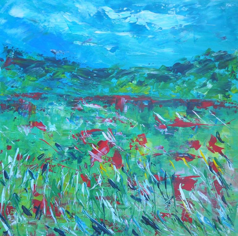 “Breath of fresh air” Painting by Natalya Mougenot | Saatchi Art