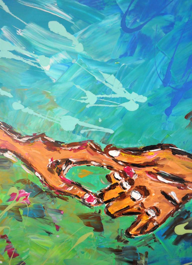 Bonding Painting by Natalya Mougenot | Saatchi Art