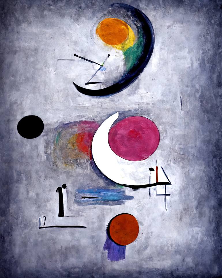 Composition 4 Painting by Bruno Grossi | Saatchi Art