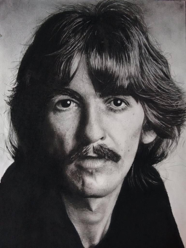George Harrison Drawing by Felipe Freitas | Saatchi Art
