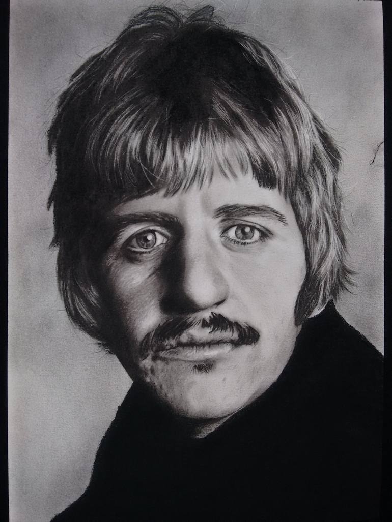 Ringo Starr Drawing by Felipe Freitas | Saatchi Art