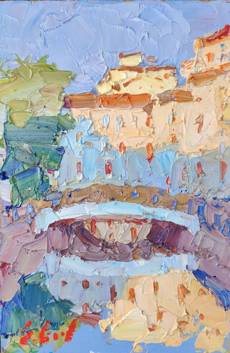 City Morning. Painting by Sergey Gusev | Saatchi Art