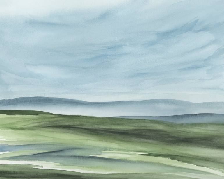 Windswept Valley I Painting by Rachel Elise Mallon | Saatchi Art