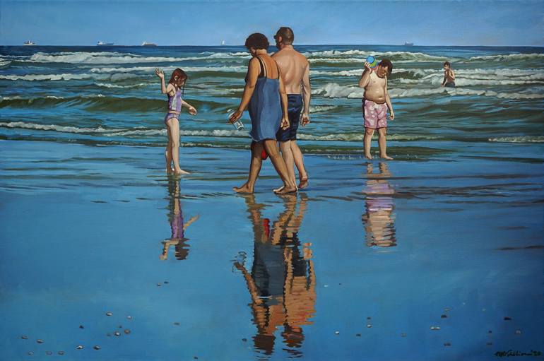 Into Blue Painting by William Sullivan | Saatchi Art