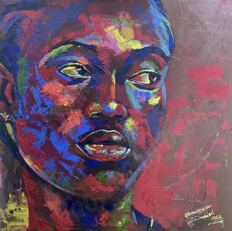 Condescension (Behind Faces series) Painting by Brownson Daniel ...