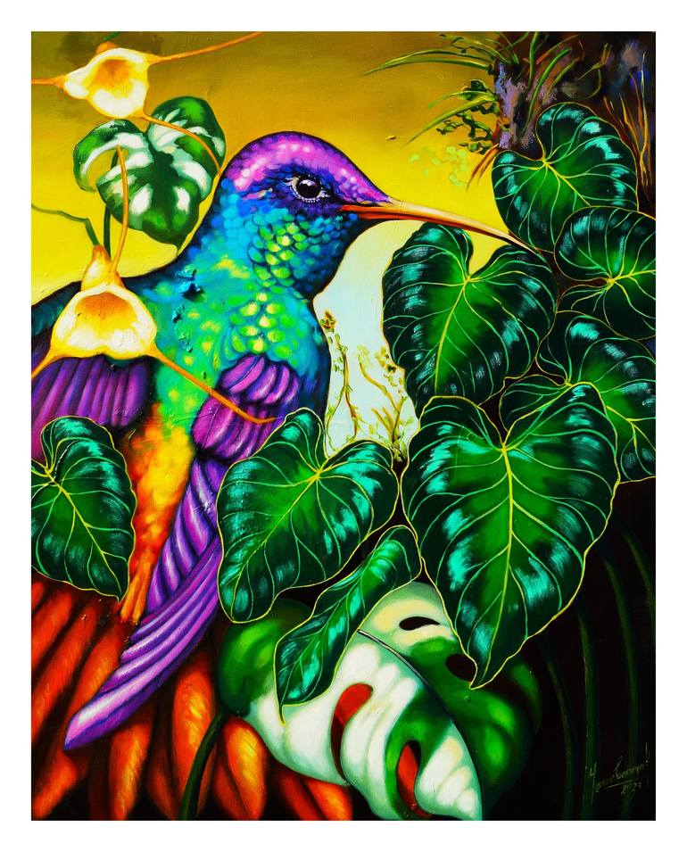 Amazonia Painting by Yaninne Cansaya | Saatchi Art