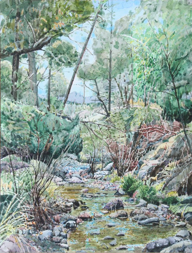 Turkey Creek V Painting by Jackson Boelts | Saatchi Art