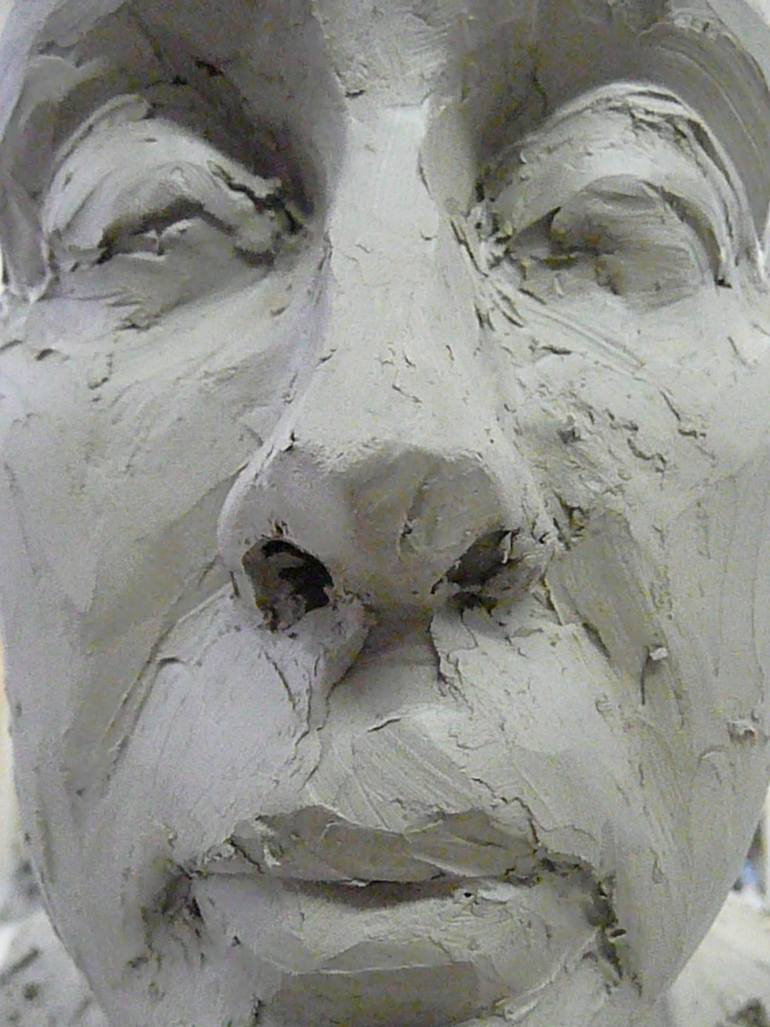 Clay Portrait Sculpture by Ciaran Hughes | Saatchi Art