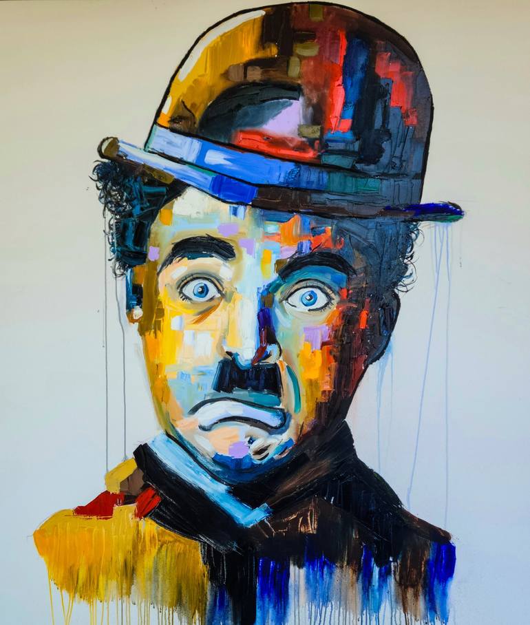 CHAPPIE Painting by Jonathan Toste | Saatchi Art