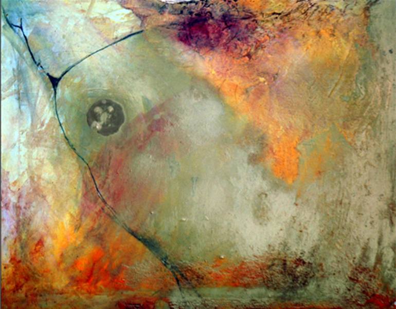 Camaleón Painting by david herrera | Saatchi Art