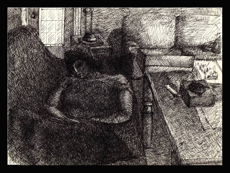 resaca Drawing by David Herrera | Saatchi Art