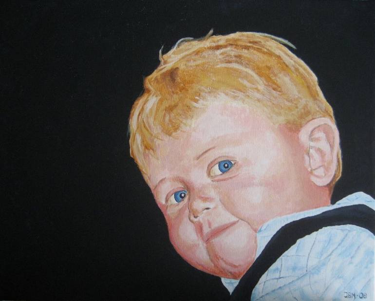 Portrait Painting by Jacob Brandt-Mller | Saatchi Art