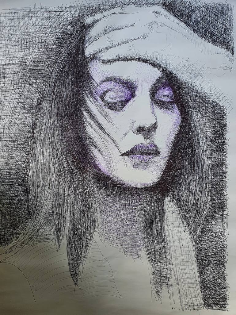 monica Drawing by Paolo Pasquadibisceglie | Saatchi Art