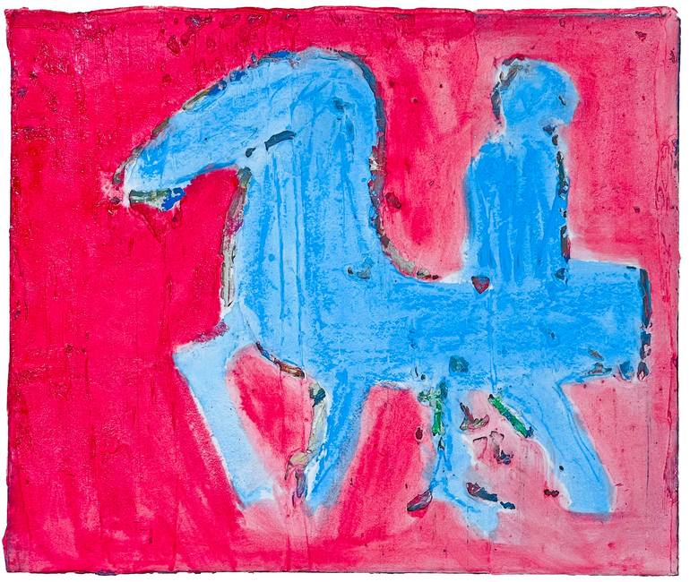 Blue Knight Painting by Emilio de la Morena | Saatchi Art