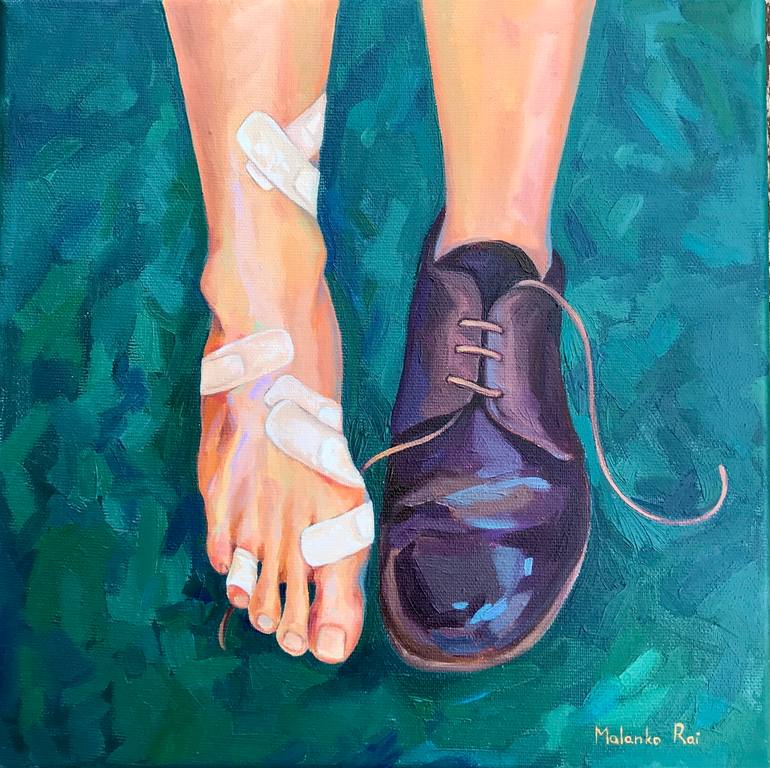 Watercolor Painting Feet