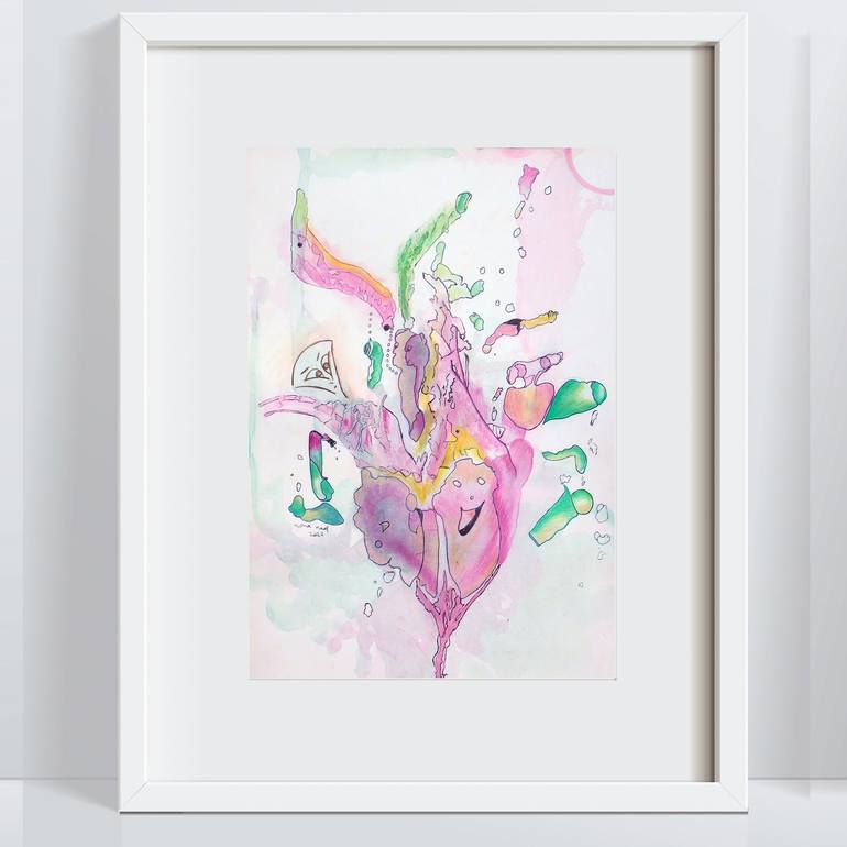 Crazy Obsession Drawing by Noha Nael | Saatchi Art