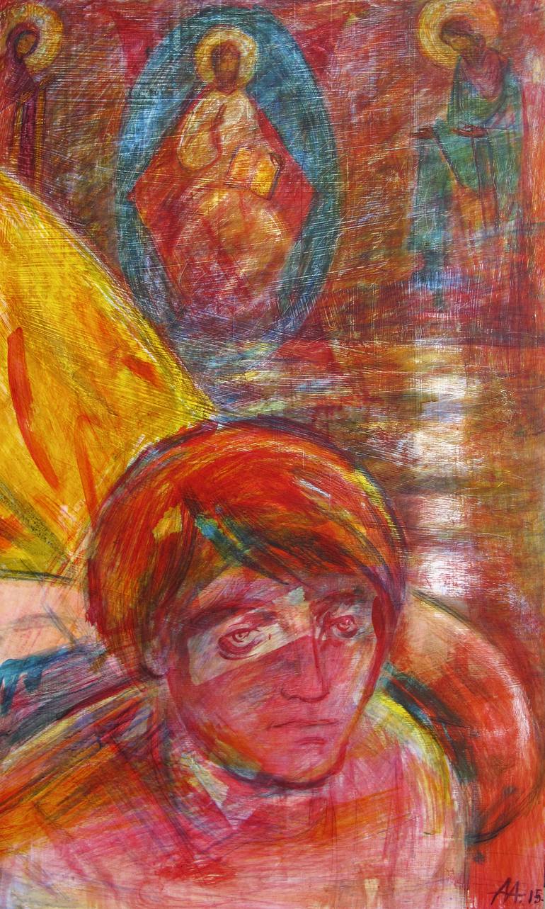 The Fire Painting by Elena Asseeva | Saatchi Art