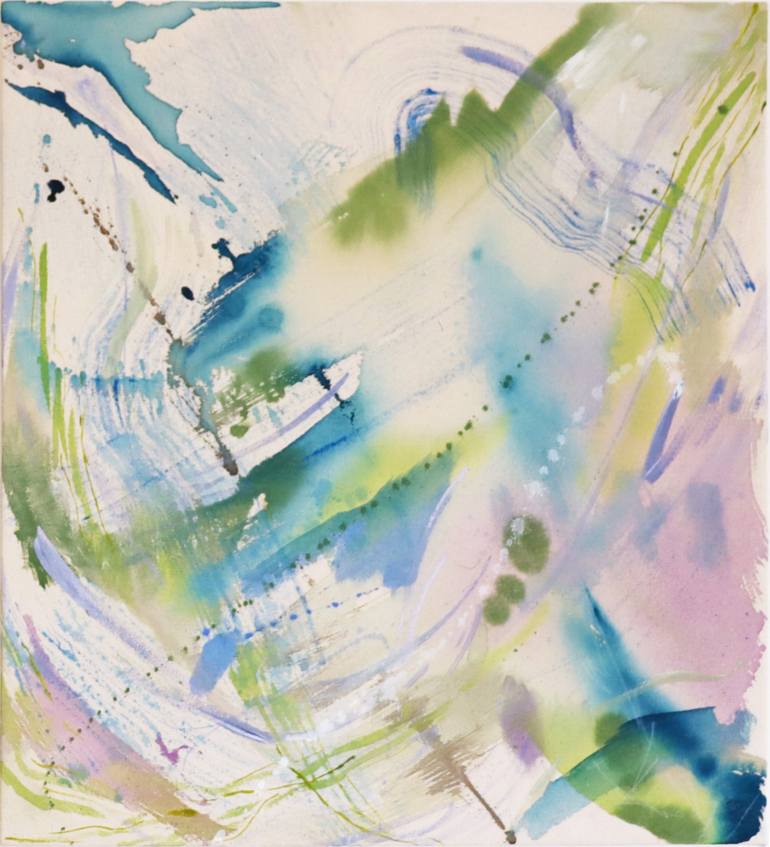 WATER MEDITATION II Painting by Alexandra Maceda | Saatchi Art