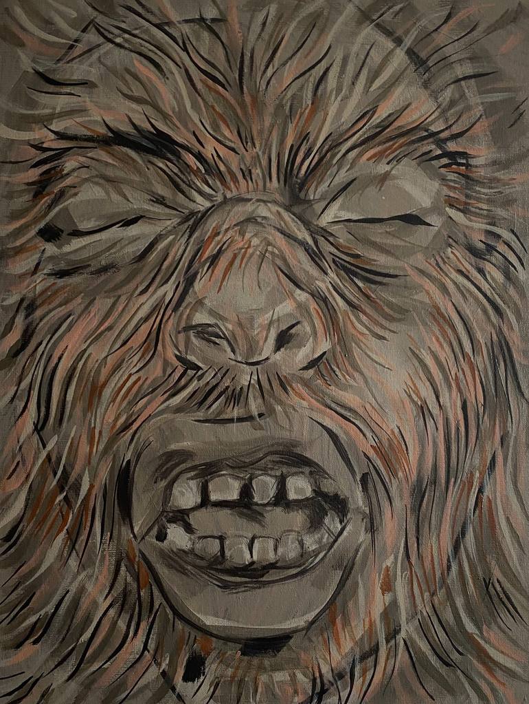 Kukeri. Painting by Magdalena Król | Saatchi Art