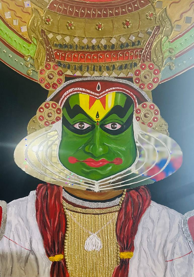 Kathakali Drawing by Subin Sudhakar | Saatchi Art