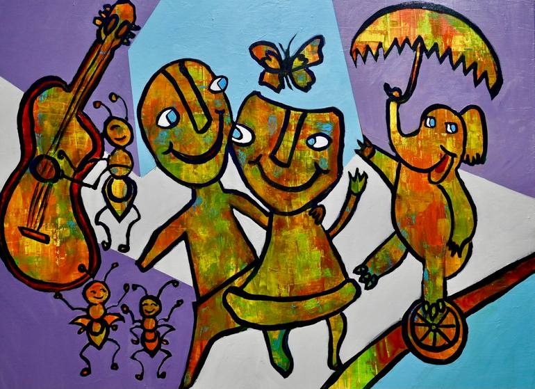 Carnival Painting by Suzan Alsaid | Saatchi Art