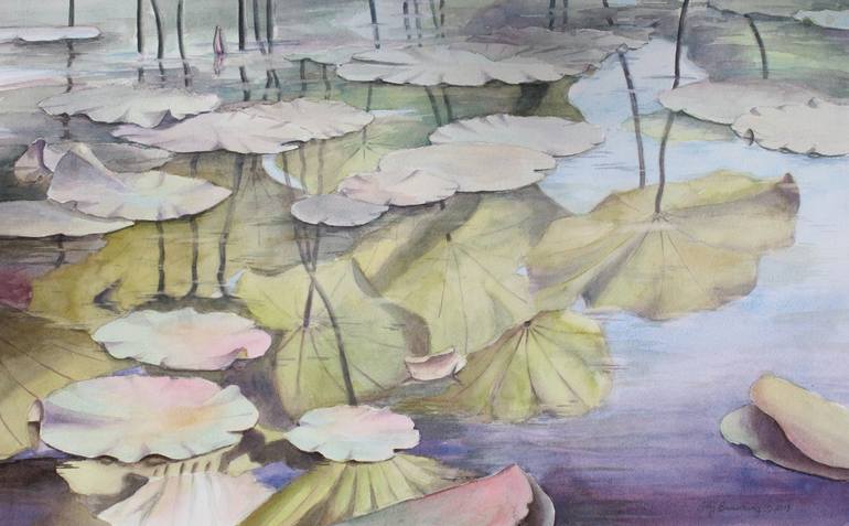 The Waters of Creation Painting by Amy Browning | Saatchi Art