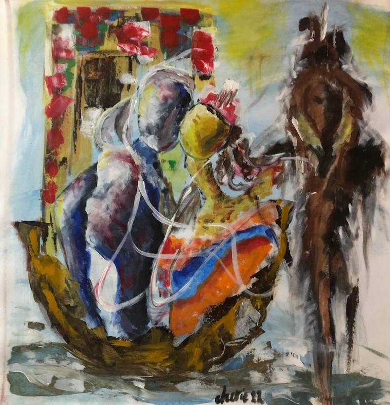 Izadora Story Painting by Shereen Ragab | Saatchi Art