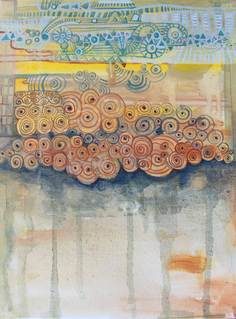 The clouds Painting by Alexandra Shavel | Saatchi Art