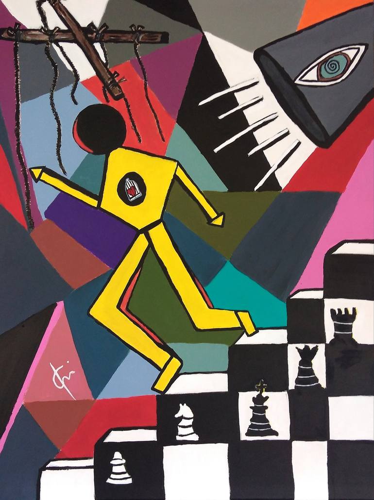 Escapism Painting by Vicky Fousca | Saatchi Art