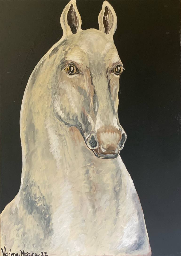 Bucephalus Painting by Valeria Nikitina | Saatchi Art