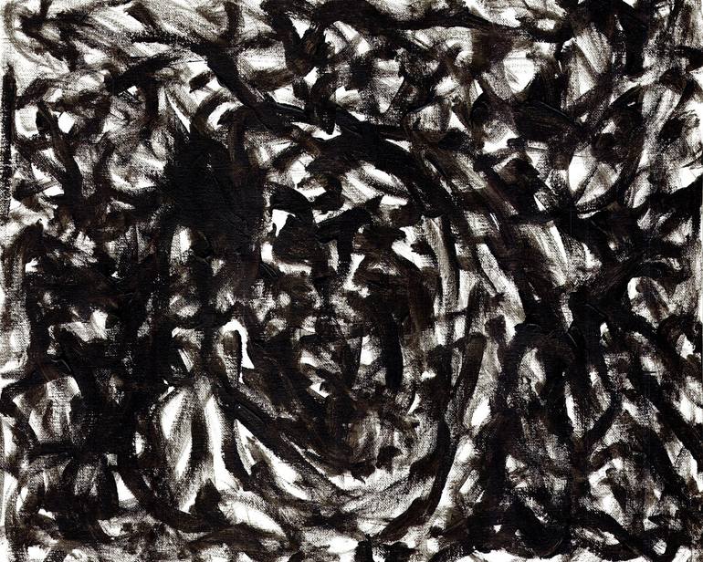 self portrait; severed at the nape (print) Painting by Chase Nenner ...