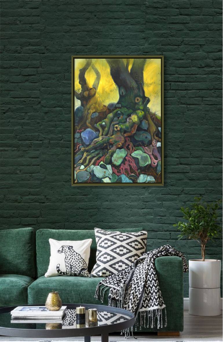 Struggle Painting by Raffi Ghazaryan | Saatchi Art