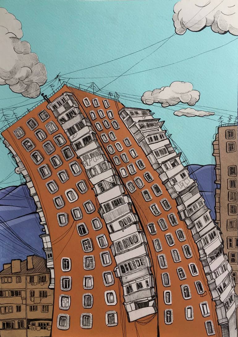 ''Fulcrum'' Drawing by Raffi Ghazaryan | Saatchi Art