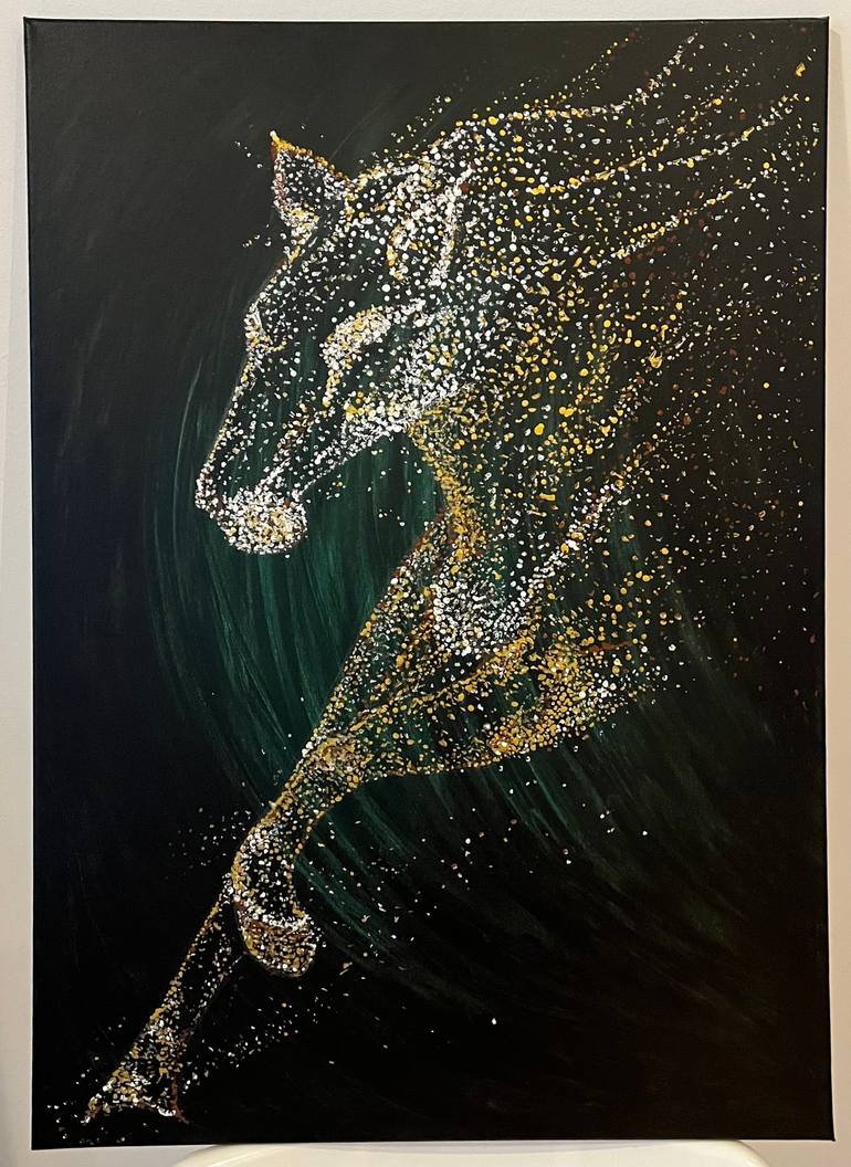 The Race Painting by Rutuja Gaikar Ugale | Saatchi Art