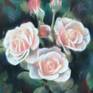 Peach Roses Drawing by Darren Golding | Saatchi Art