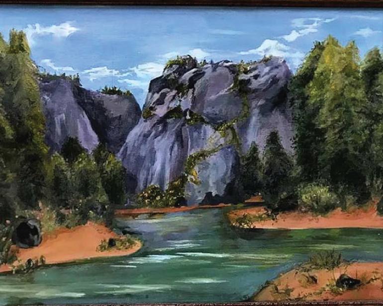 Placid Painting by Aamna Kamal | Saatchi Art