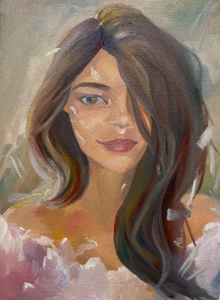 Amphitrite Painting by Omaima Qayyum | Saatchi Art